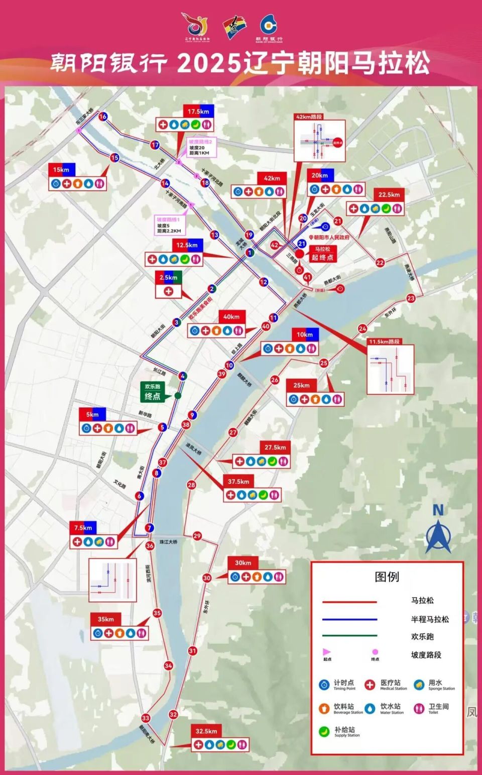 一图看懂，朝阳马拉松期间封路通知！_腾讯新闻