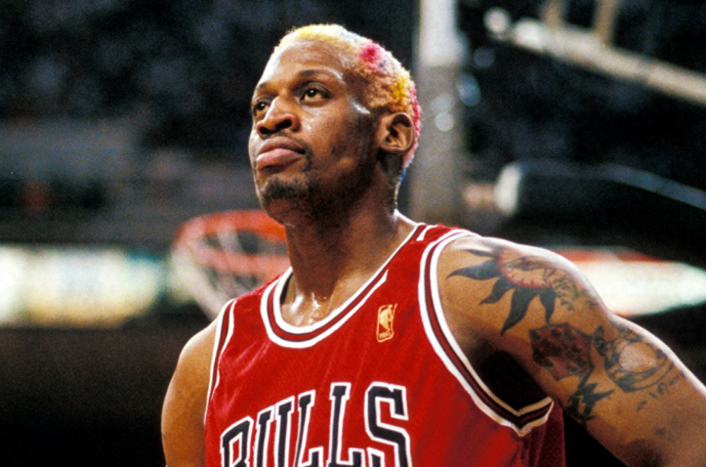 NBA人物志：罗德曼，篮板王的职业生涯高光时刻_腾讯新闻