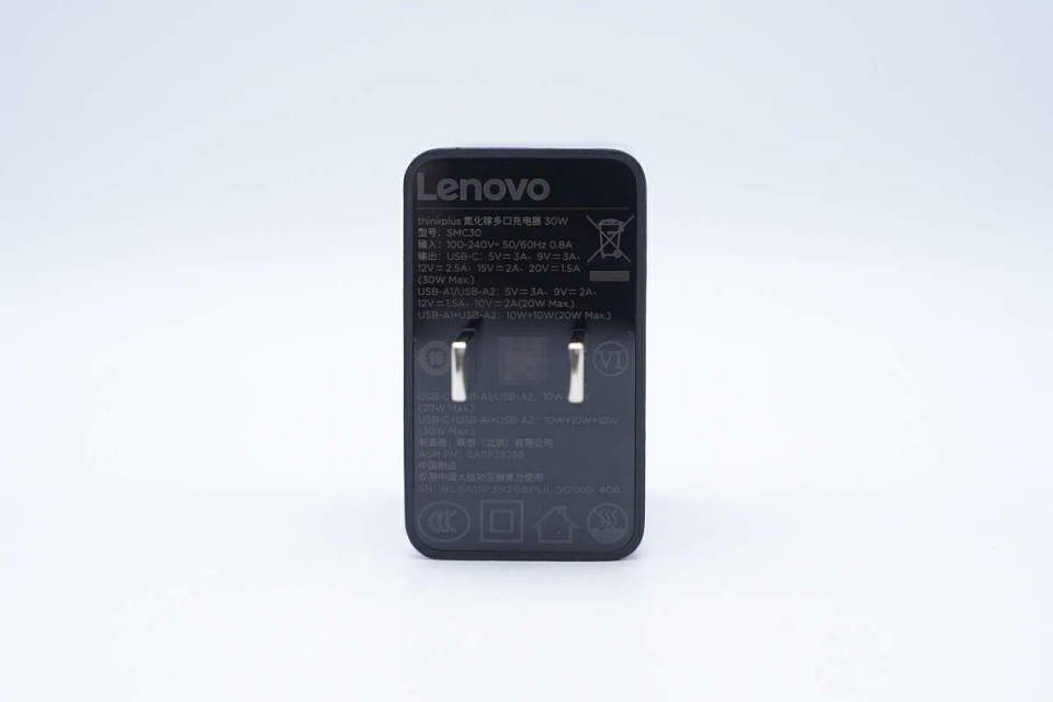 售价80元值不值得买？联想thinkplus 30W氮化镓充电器拆解_腾讯新闻