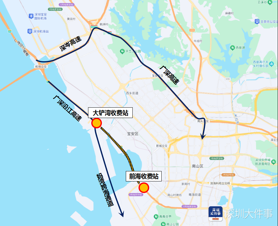 周五15时起，深圳交警将对部分道路进行临时交通管制_腾讯新闻