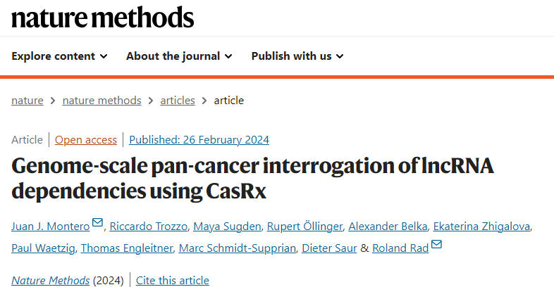 Nature Methods | 革命性的CRISPR-CasRx筛选平台：开启癌症基因组新篇章_腾讯新闻