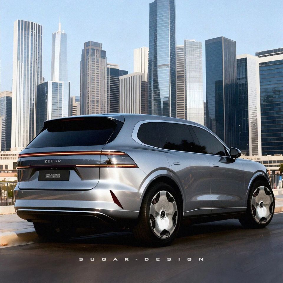 极氪8X谍照与渲染图曝光！「杭州湾卡宴」能否撼动40万级SUV市场？_腾讯新闻