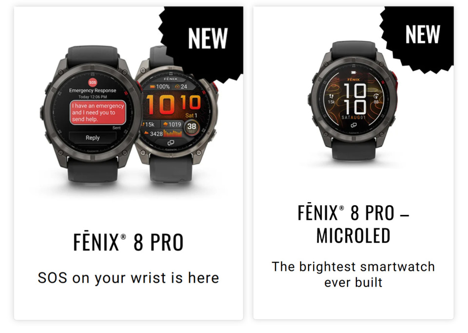 佳明有史以来最亮智能手表：Fenix 8 Pro Micro LED 现身官网_腾讯新闻