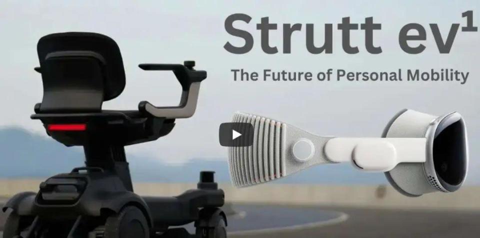 STRUTT用Vision Pro控制残疾人轮椅行动_腾讯新闻