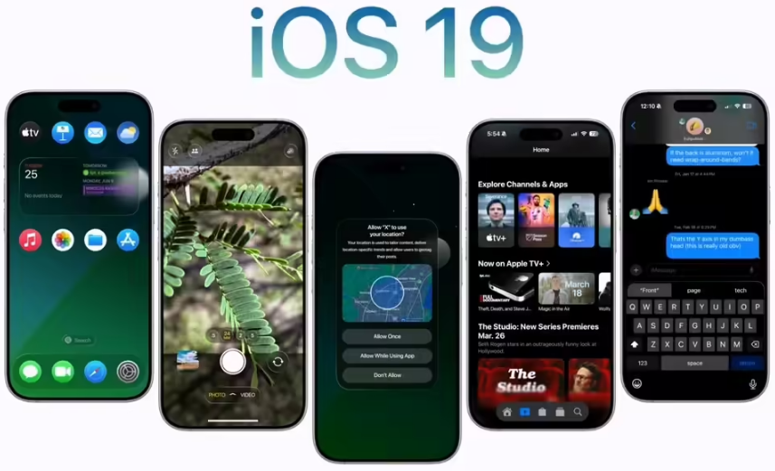 苹果WWDC25将于6月初举行 全新iOS19界面设计曝光_腾讯新闻