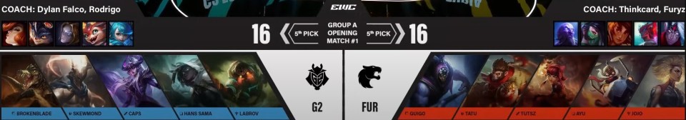 EWC英雄联盟小组赛：HLE、KOI、G2、FLY进入胜者组_腾讯新闻