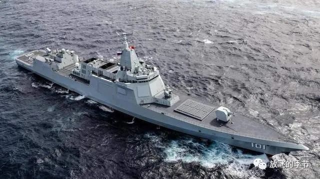 新批次055型驱逐舰：全电推进技术解决电磁炮上舰，成万吨反导防空舰_腾讯新闻