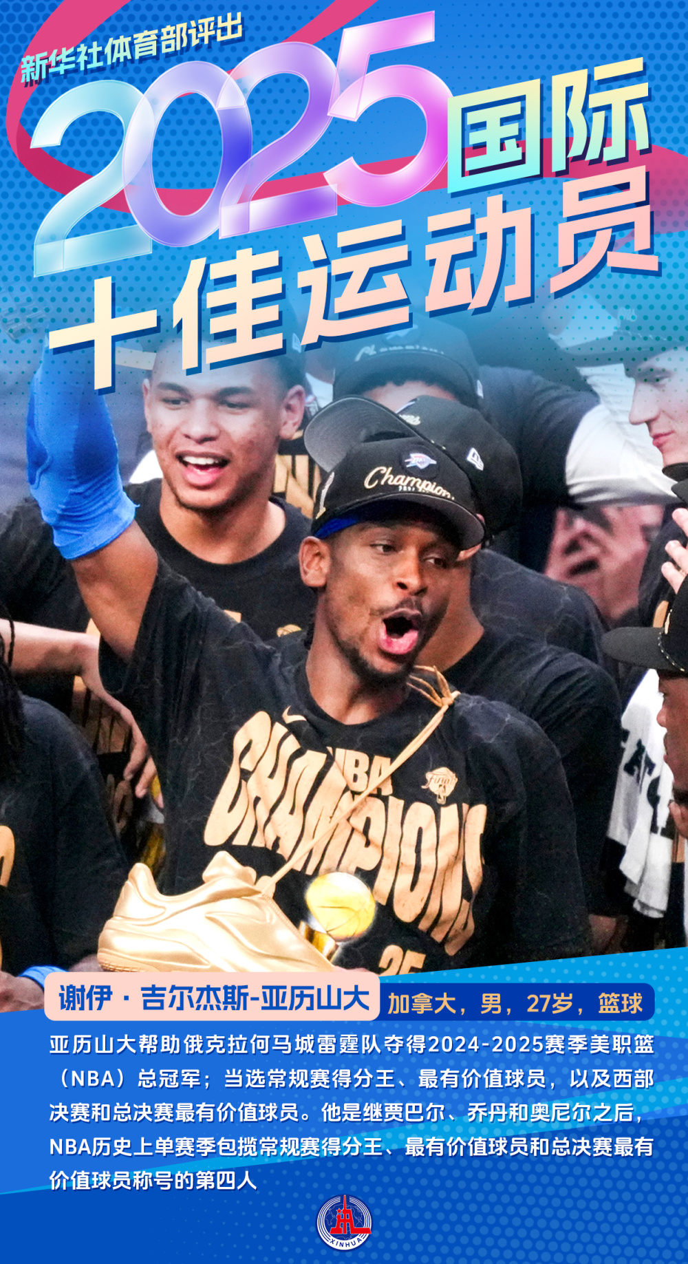 年终稿 | 新华社体育部评出2025年国际十佳运动员（9）_腾讯新闻