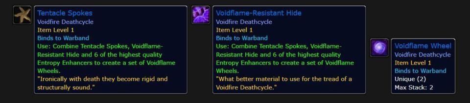 《魔兽世界》11.1.5拉风摩托坐骑以及零件曝光_腾讯新闻