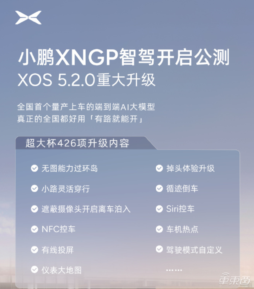 小鹏XNGP全国可用！端到端大模型上车，426项提升_腾讯新闻