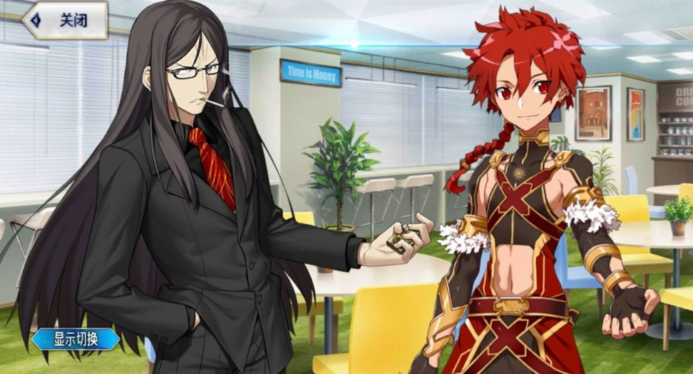 fgo白情双人从者空间界面的特殊玩法 组CP可以冷门但不能邪门