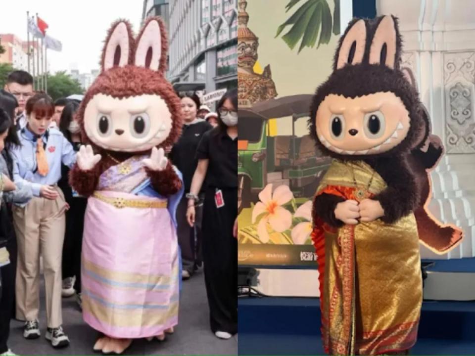 泰国公主拎爱马仕配Labubu！国产“Jellycat”，为什么火爆泰国？_腾讯新闻