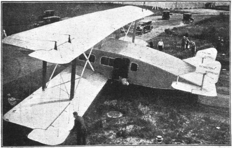 20世纪20年代美国制造的Burnelli“伯内利”RB-1（宽体客机）_腾讯新闻