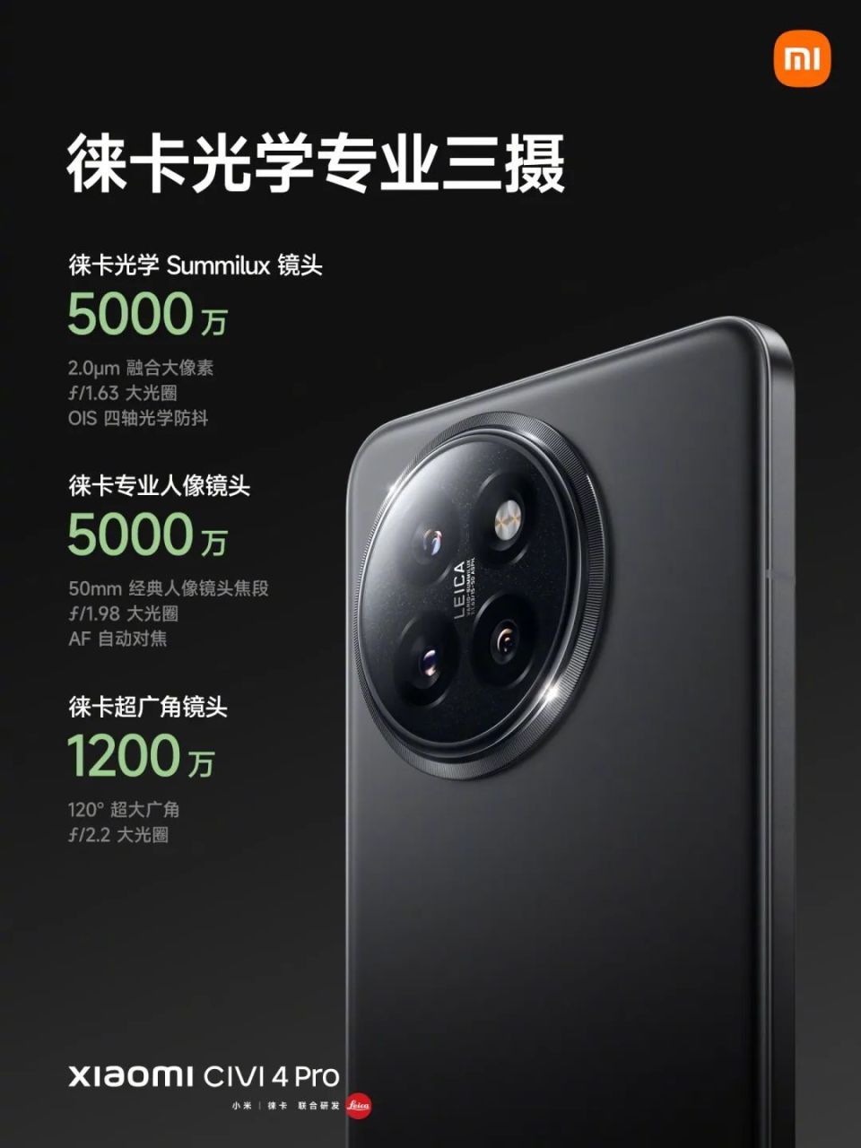 小米 Civi 4 Pro手机发布，搭载骁龙 8s Gen 3处理器，售价2999元起_腾讯新闻