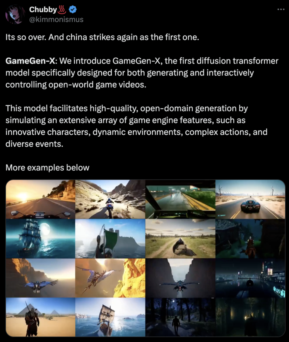 「黑神话」级3A大作AI实时游戏生成！港科大、中科大等祭出最强扩散Transformer，火爆国外_腾讯新闻