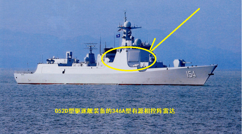 052D新舰下水：装346B型有源相控阵雷达，近防炮和快反雷达型号未明_腾讯新闻
