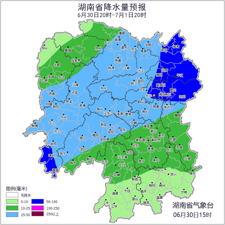 未来三天湘北、湘中部分地区有暴雨 谨防次生灾害_腾讯新闻