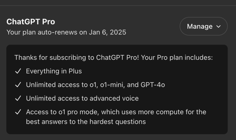 “满血版”o1第一时间实测：Pro版1452元/月，体验完觉得真香_腾讯新闻