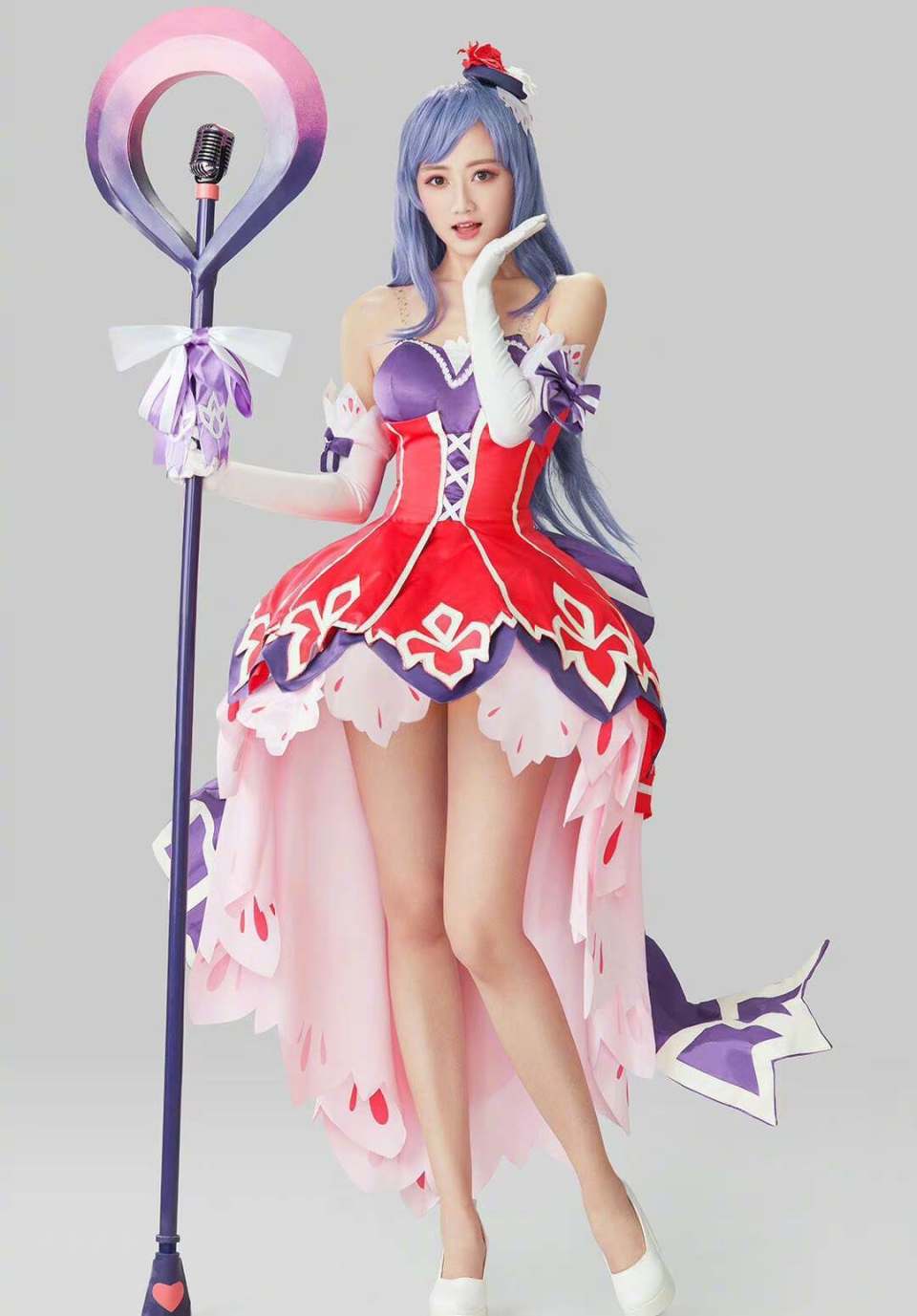 KPL高颜值四大解说cos王者四美，身材一个比一个棒，还原度还高_腾讯新闻