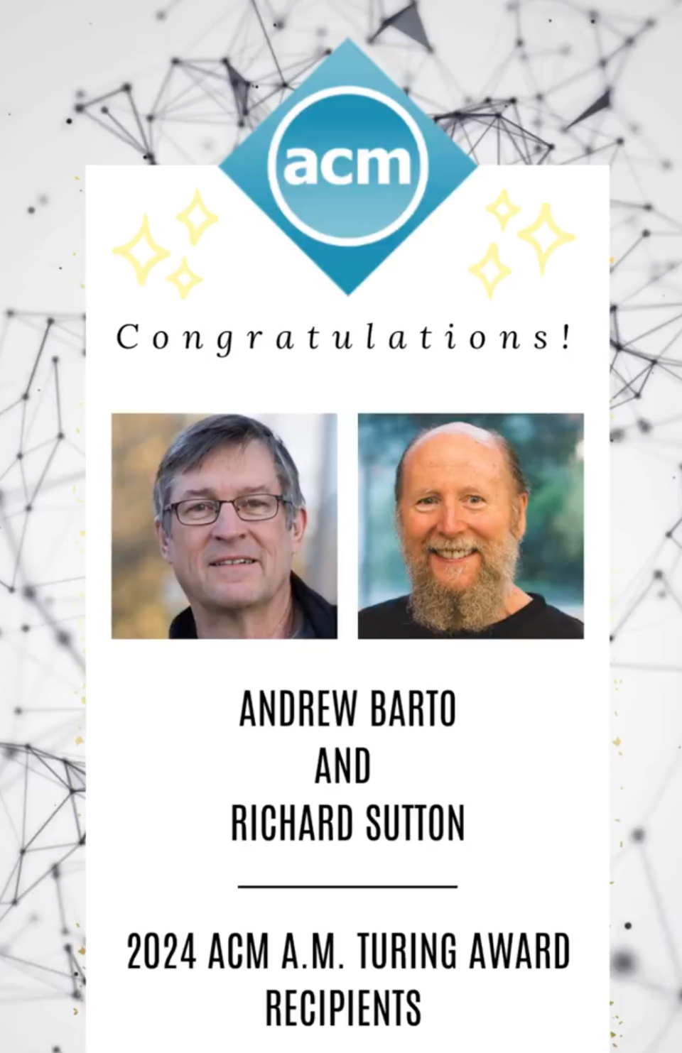 重磅！2024图灵奖颁给强化学习两位大神，AlphaGo、ChatGPT，DeepSeek背后功臣！_腾讯新闻