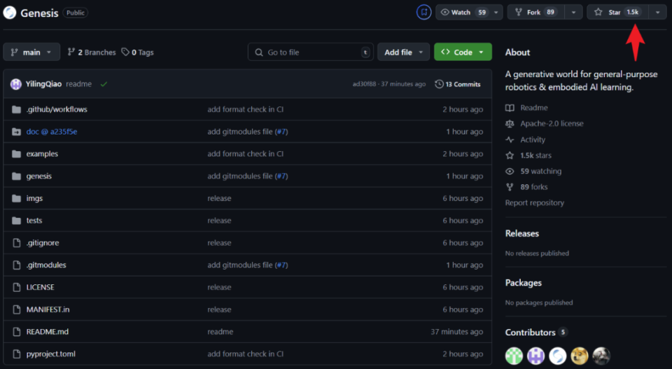 历时2年，华人团队力作，震撼开源生成式物理引擎Genesis，可模拟世界万物_腾讯新闻