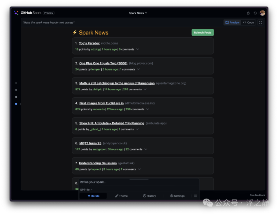GitHub Spark：AI 零代码开发微应用_腾讯新闻