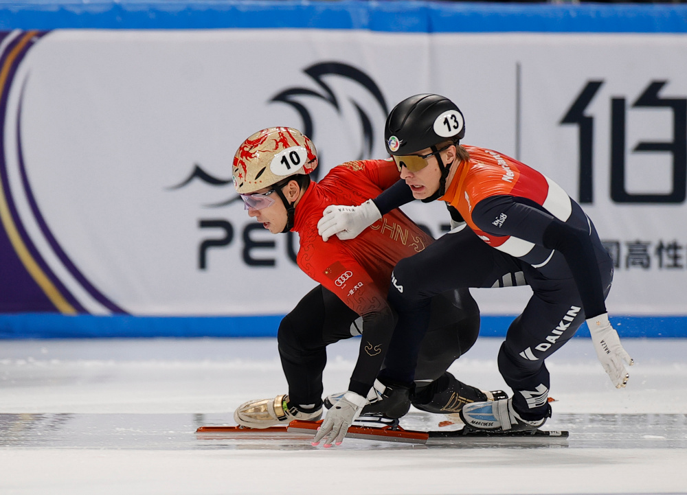 短道速滑——世锦赛：中国队晋级男子5000米接力A组决赛_腾讯新闻
