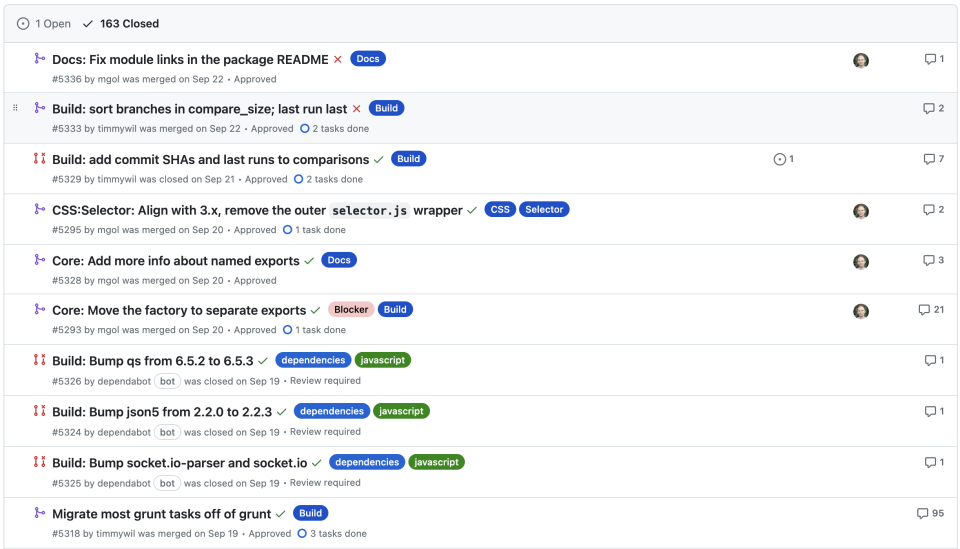 jQuery 4.0 开发进度：已完成 99%_腾讯新闻