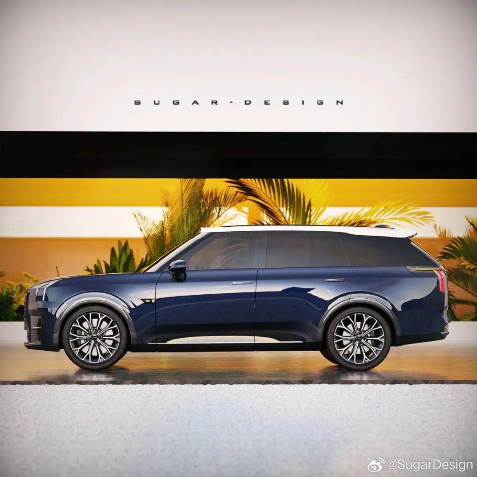 杭州“库里南”真的来了！极氪大型旗舰SUV EX1E谍照曝光，配天地门_腾讯新闻