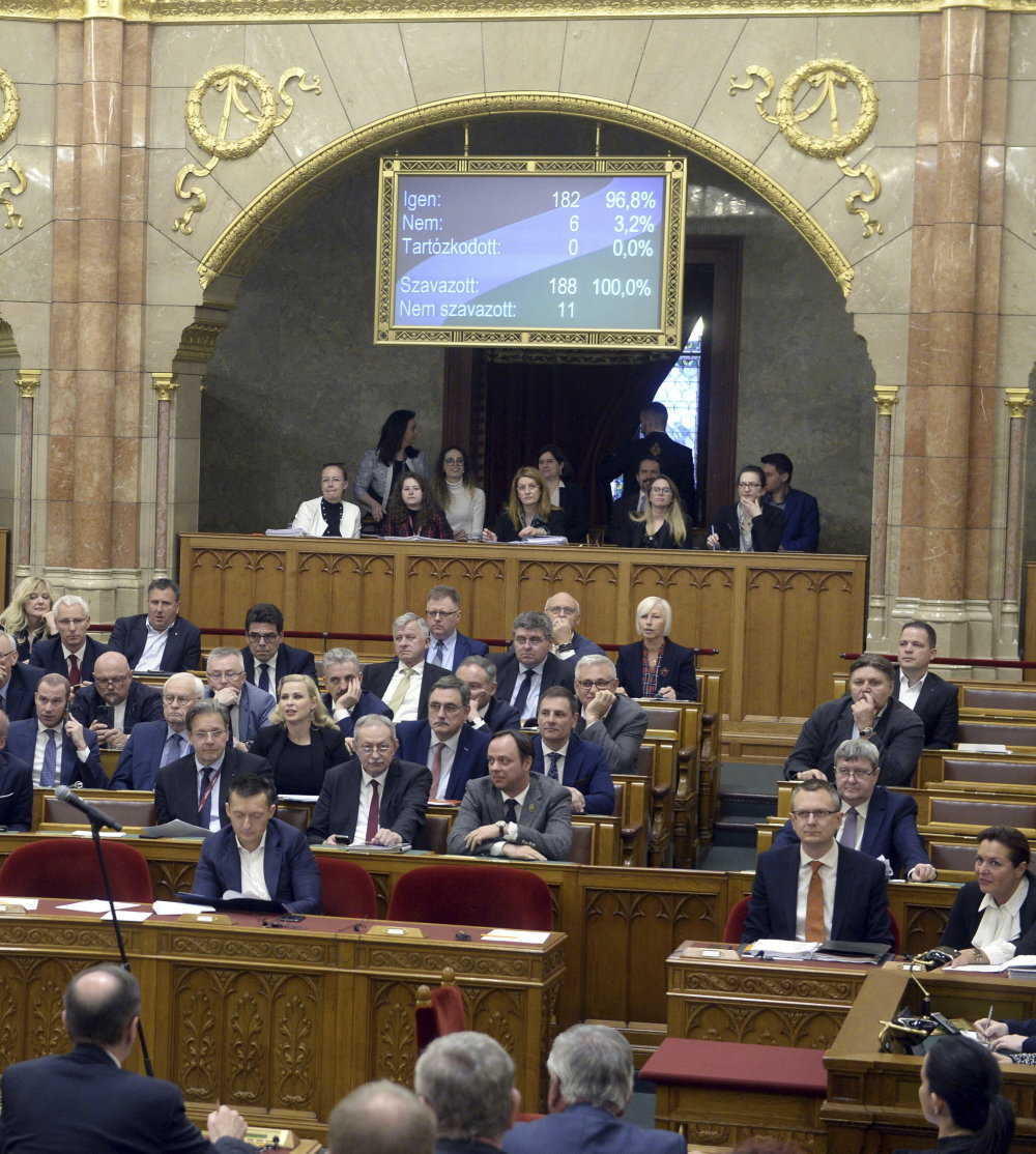 （外代一线）匈牙利国会批准芬兰加入北约腾讯新闻 3169