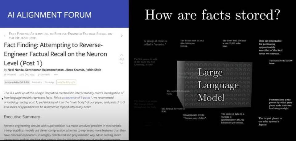 用最直观的动画，讲解LLM如何存储事实，3Blue1Brown的视频又火了_腾讯新闻