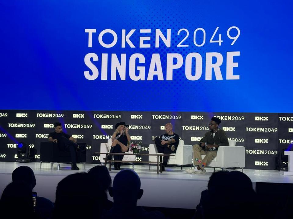 在新加坡TOKEN2049，大V Ansem与歌手Iggy Azalea如何谈meme币？_腾讯新闻