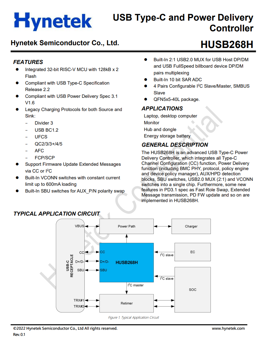 慧能泰推出HUSB251、HUSB268H、HUSB362三款RISC-V内核快充协议芯片_腾讯新闻