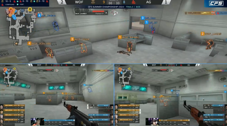 圆梦世冠泪洒舞台！WOF获得2024CFS世界锦标赛冠军 | 穿越火线赛事_腾讯新闻