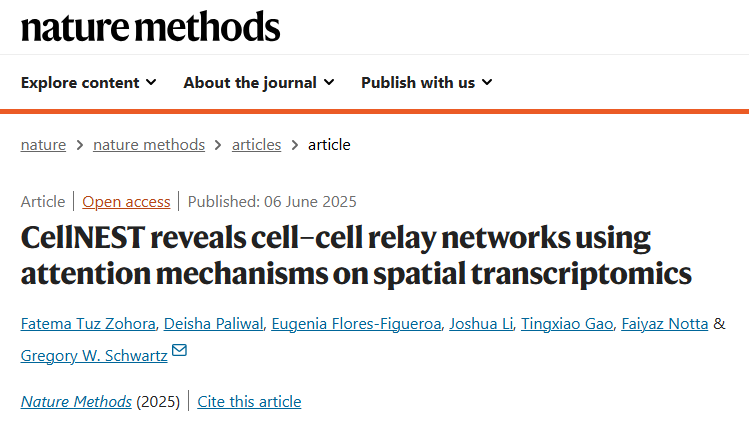 Nature Methods | 告别“猜谜”式研究：CellNEST为细胞通讯分析带来前所未有的精准度与深度_腾讯新闻