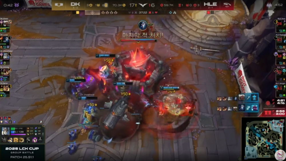 DK击败HLE远古龙组拿下11胜！LCK的新人发力了_腾讯新闻