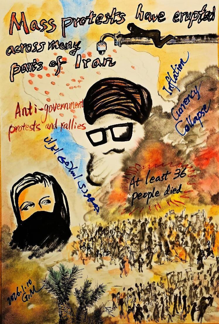 李公明｜一周画记：伊朗局势动荡；美政府对格陵兰岛的野心；AI会取代医生吗_腾讯新闻