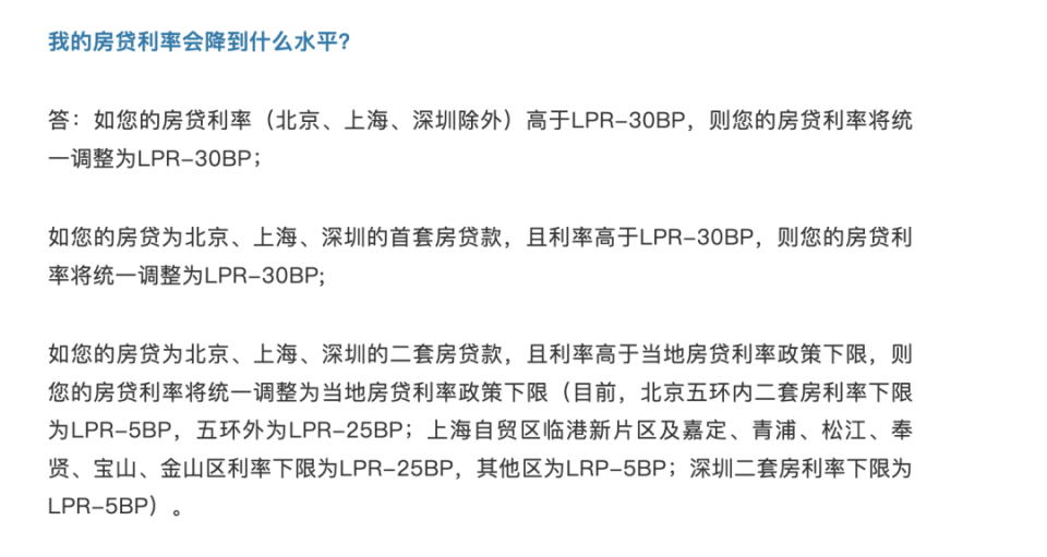LPR-30BP！降存量房贷利率时间定了，细则发布。文内附详情_腾讯新闻