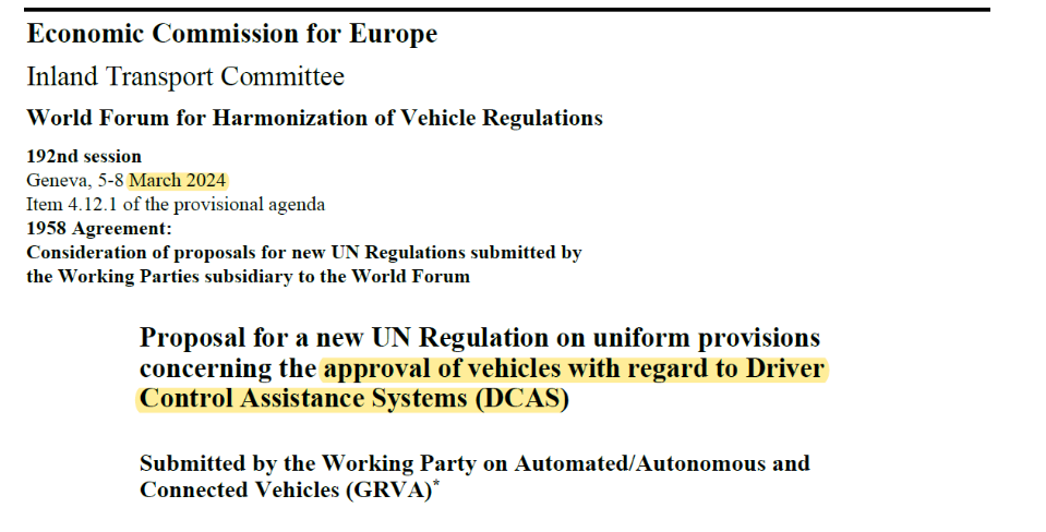 国际趋势：联合国R171-DCAS驾驶员控制辅助系统法规生效，规范系统设计与性能指标_腾讯新闻