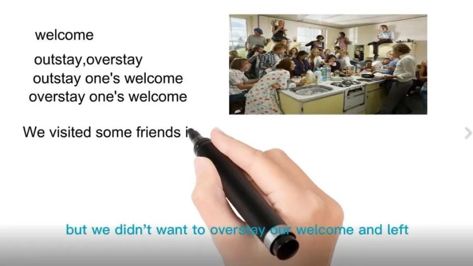 Jason： 英语思维解密，为什么outstay one's welcome表示告辞下逐客令，轻松学英语_腾讯新闻