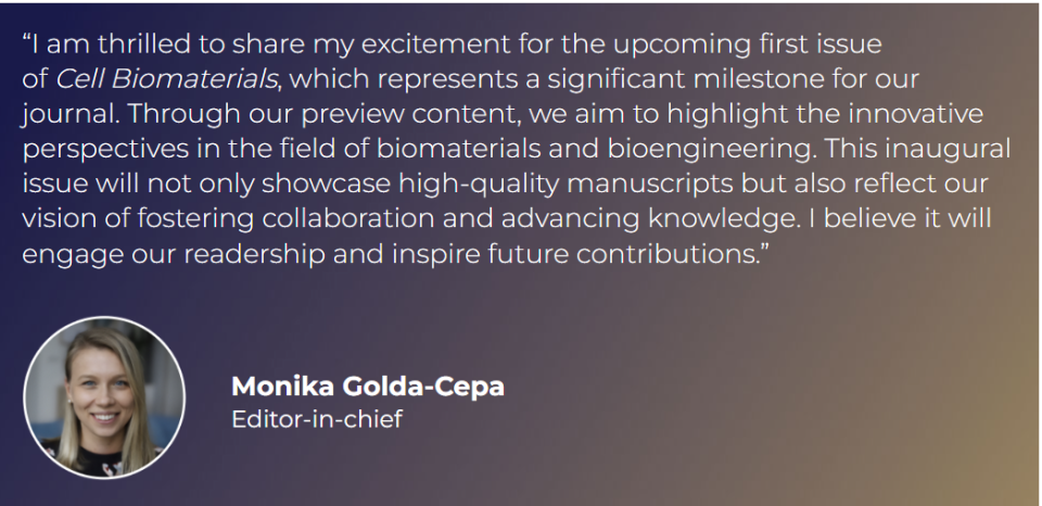 Cell Biomaterials首刊三篇论文上线！_腾讯新闻