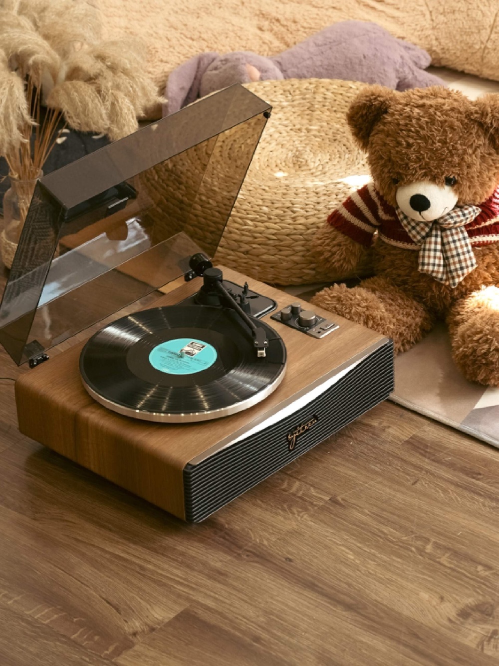 这才是黑胶的味道！Syitren赛塔林PARON黑胶唱片机，回味旧时光_腾讯新闻