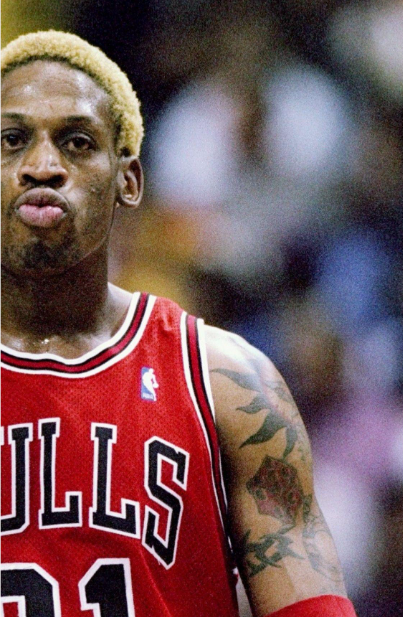 NBA人物志：罗德曼，篮板王的职业生涯高光时刻_腾讯新闻