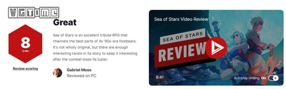 《星之海》获IGN 8分评价：一次值得体验的冒险之旅_腾讯新闻