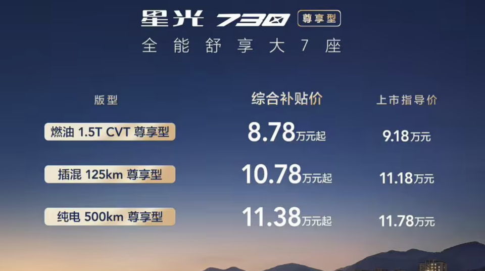 星光730尊享型补贴后8.78万起，普通人靠谱家用MPV_腾讯新闻