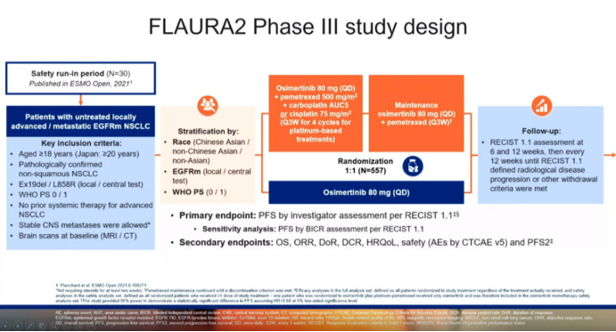 奥希替尼联合化疗一线 PFS 提升 9 个月！FLAURA2 研究者重磅解读 | WCLC 2023_腾讯新闻