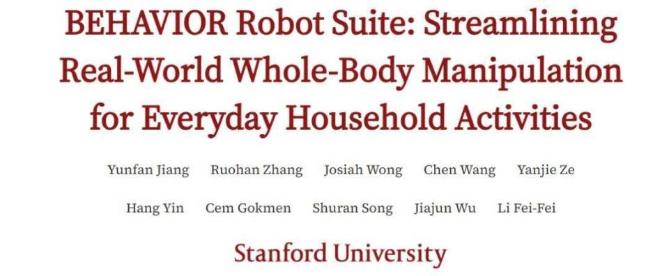 李飞飞团队“具身智能”最新研究：机器人接手所有家务_腾讯新闻