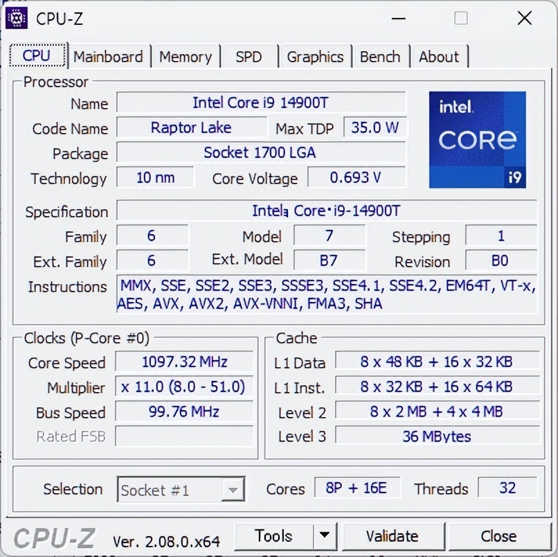 Core i9-14900T性能和原版差距有多大？低功耗处理器如何选？_腾讯新闻