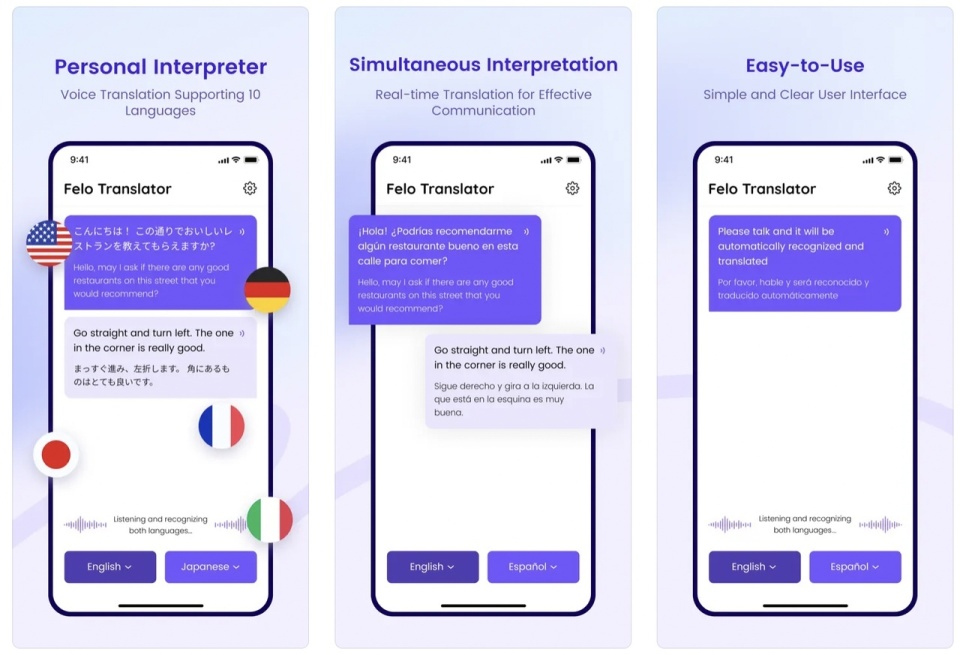 全球首款大语言模型AI同声传译应用Felo Translator发布_腾讯新闻