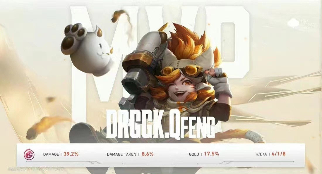 GK轻松赢得第一场比赛胜利，WB暖阳表现不好，青枫拿到三个MVP